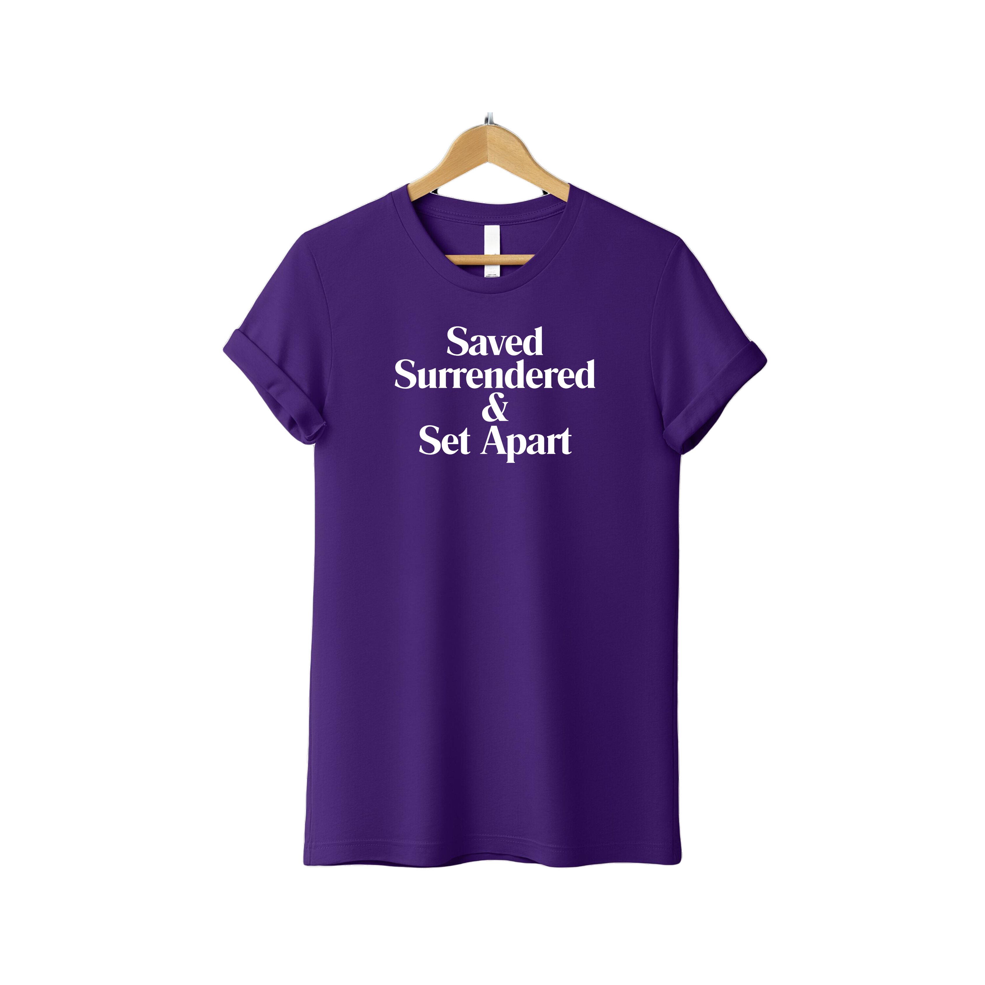 Saved and Surrendered T-Shirt – The Redeemed Brand