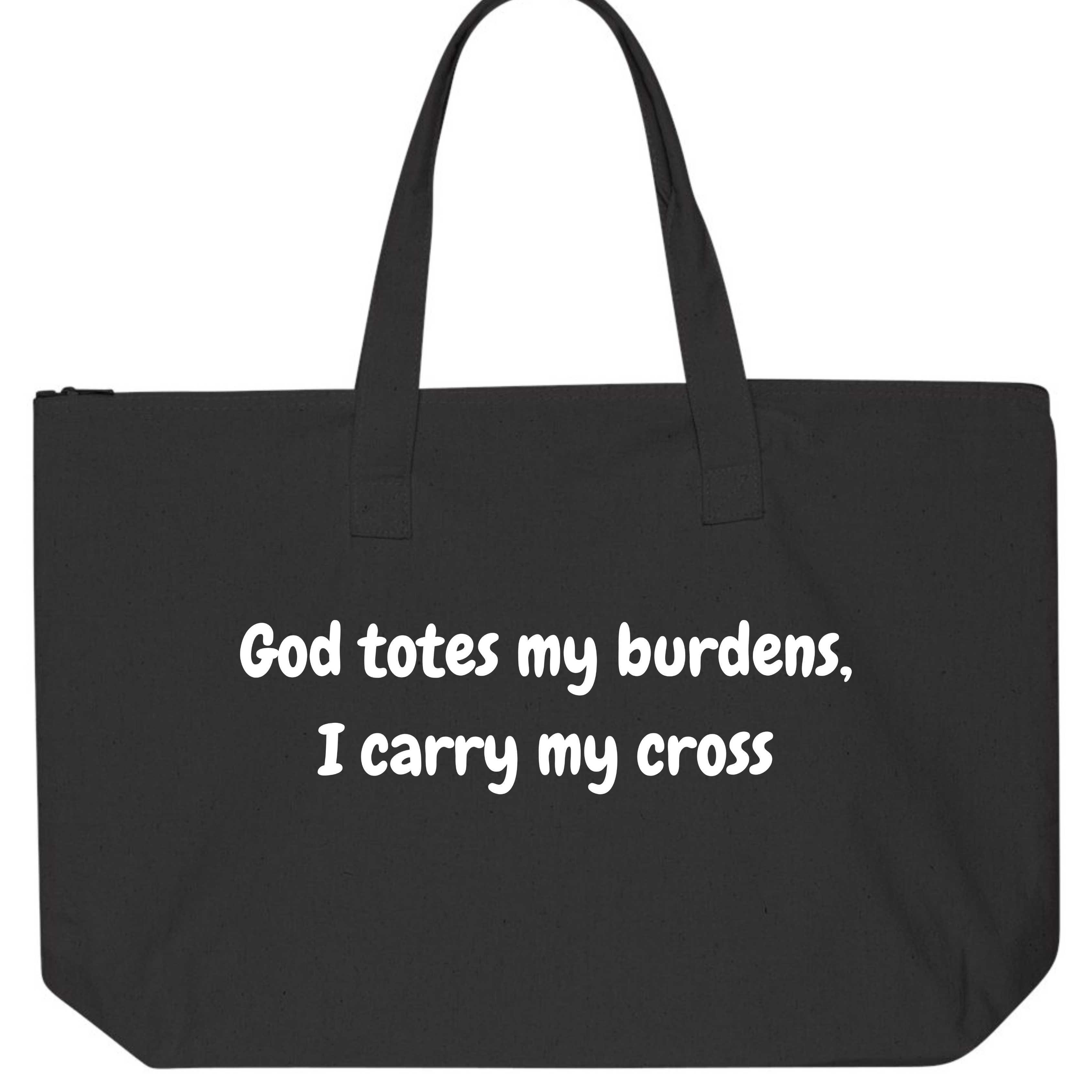 Carry My Cross Tote Bag – The Redeemed Brand
