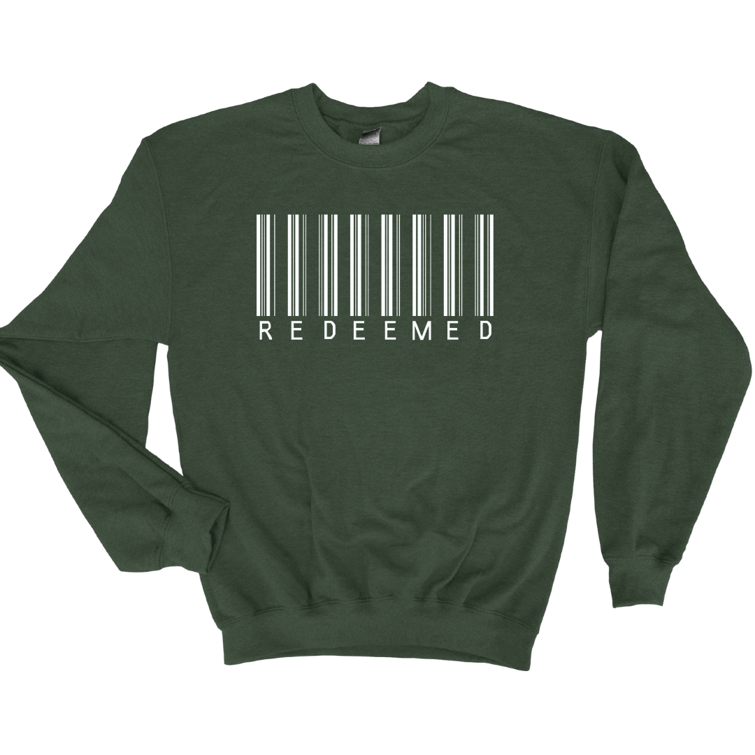 Barcode signature Sweatshirt – The Redeemed Brand